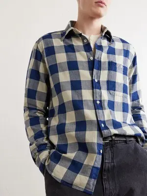 Barena Venezia Checked Cotton-twill Shirt