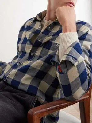 Barena Venezia Checked Cotton-twill Shirt