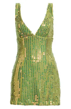 Princess Polly Porscha Sequin Knit Mini Dress