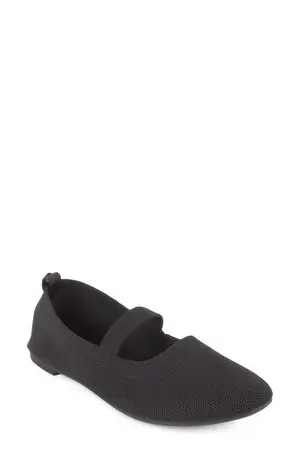 Tahari Ambrosia Knit Mary Jane Flat - Black