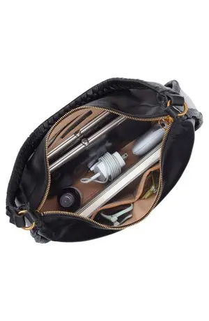 Hobo Large Mia Crescent Leather Bag
