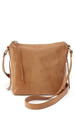 Hobo Expedition Leather Crossbody Bag - Whiskey
