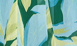 LOST + WANDER Neroli Floral Wave Side Cutout Maxi Dress