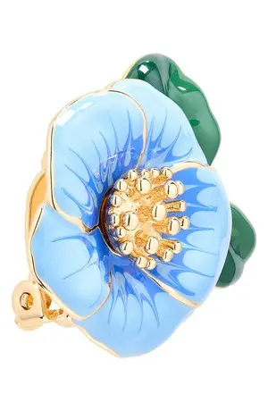 Carolina Herrera Flower Stud Earring