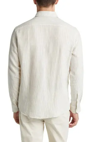 BRAX Daniel Linen Button-down Shirt
