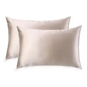 SILK WORKS Neutrals Caramel Pillowcase Set Of Two - Brown