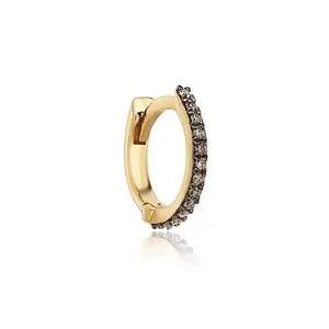 REIS JEWELLERY Brown Helix Piercing - Gold