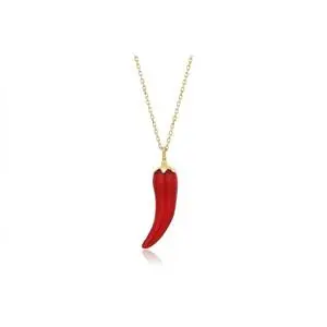 REIS JEWELLERY 14k Yellow Napoli Rosso Necklace