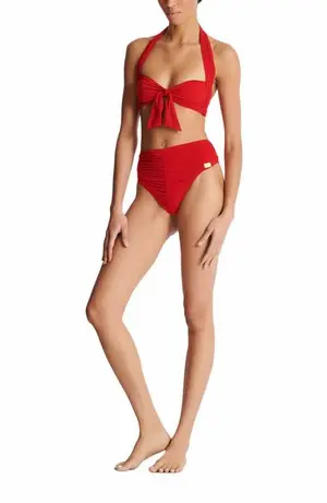 Balmain Plain Two-piece Swimsuit
