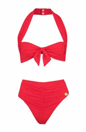 Balmain Plain Two-piece Swimsuit