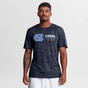 JORDAN BRAND North Carolina Tar Heels Sideline Velocity Dri-fit T-shirt - Navy