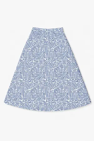 NONI DAILY Geo Swim A-line Skirt - Blue