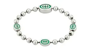 Gucci 925 & Green Boule Bracelet