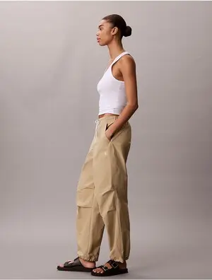 Calvin Klein Crinkle Nylon Pants