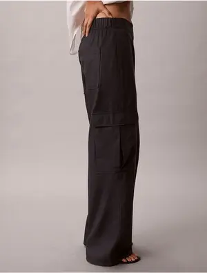 Calvin Klein Cotton Stretch Twill Cargo Pants - Turbulence