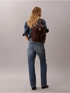 Calvin Klein Strap Flap Backpack