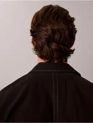 Calvin Klein Matte Canvas Jacket With Zip Closure