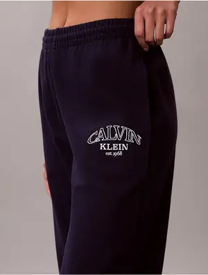 Calvin Klein Logo Cotton Jersey Sleep Joggers
