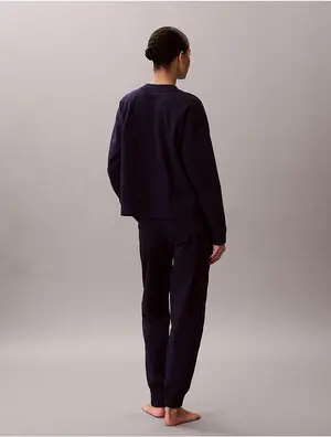 Calvin Klein Logo Cotton Jersey Sleep Joggers