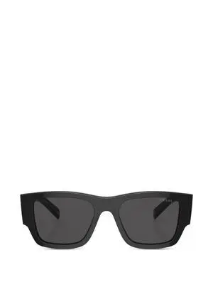 Prada Geometric Frame Sunglasses - Black