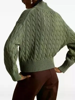 Polo Ralph Lauren Cable Knit Quarter-zip Sweater