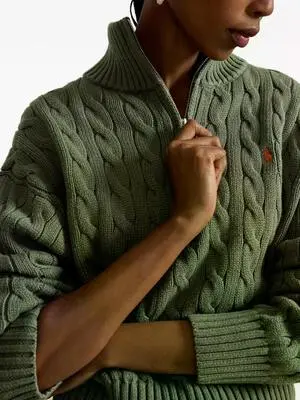 Polo Ralph Lauren Cable Knit Quarter-zip Sweater