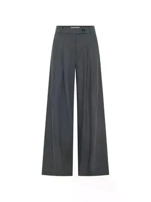 Anna Quan Luka Pleated Trousers - Grey