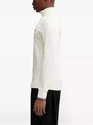 Fred Perry Half-zip Embroidered Logo Sweater