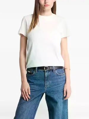 Calvin Klein Embroidered T-shirt - Neutrals