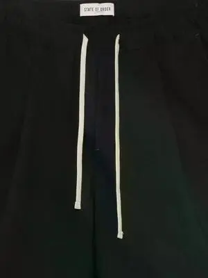 STATE OF ORDER Pleated Shorts With Drawstring Waistband
