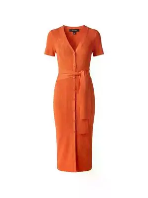TOCCIN Agnes Ribbed-knit Midi Dress