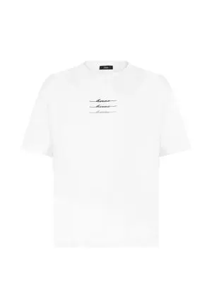 Herno Logo-print Crew-neck T-shirt - White