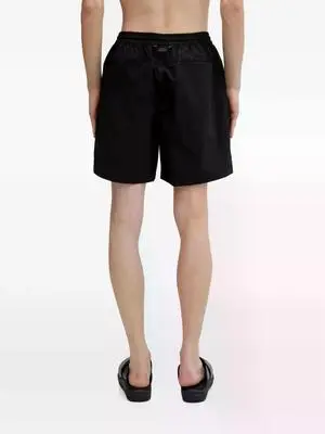 Fred Perry Ripstop Texture Logo Embroidered Shorts