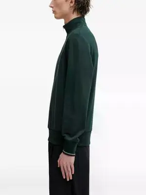 Fred Perry Quarter-zip Embroidered-logo Sweater