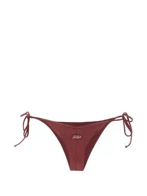 MC2 SAINT BARTH Norah Side-tie Bikini Bottoms - Red
