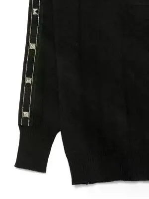 D.exterior Stud-embellished Roll-neck Sweater