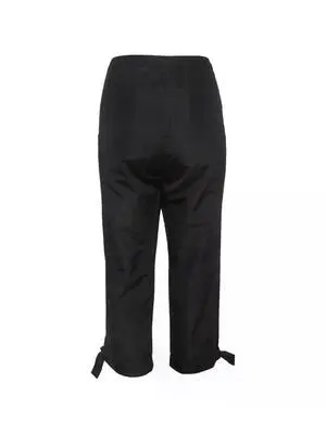 Dior Cropped Trousers With Bow Detail