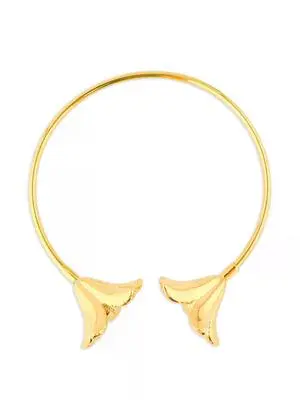 Marni Flower Choker Necklace - Gold