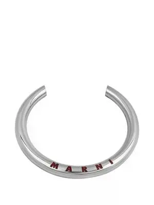 Marni Logo Detail Choker Necklace