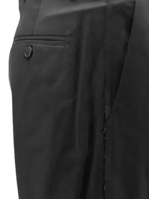 AMARANTO Tailored Trousers With Belt Loops And Pressed Crease