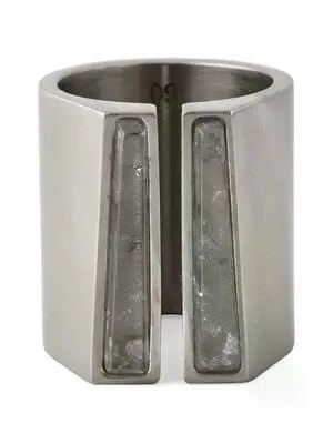 Rick Owens Crystal Open-band Ring