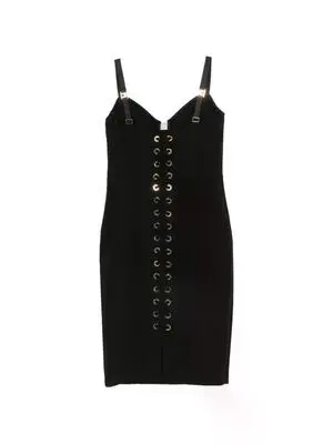 Elisabetta Franchi Sweetheart Neck Mini Dress