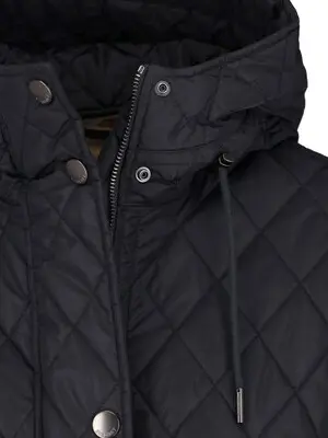 Burberry Quilted Hooded Jacket