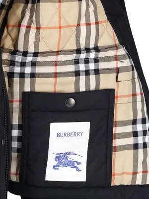 Burberry Quilted Hooded Jacket
