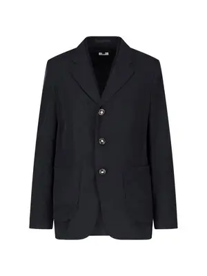 Comme Des Garçons Bottega Veneta Wool Blazer - Black
