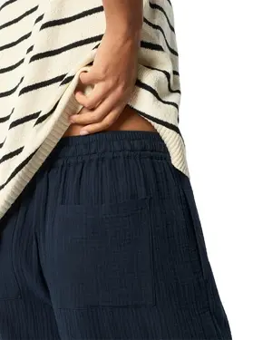 Whistles Wide Leg Cheesecloth Pants