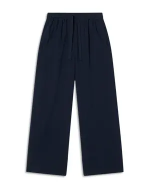 Whistles Wide Leg Cheesecloth Pants