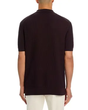 BOSS H Natalo Polo Sweater - Dark Brown