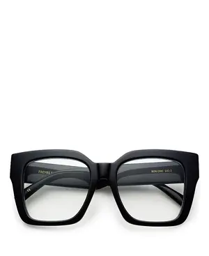 FREYRS EYEWEAR Oversized Womens Blue Light Reading Glasses, 52 Mm Black