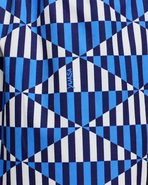 YUASA MENSWEAR Vertigo Diamonds 5" Swim Shorts